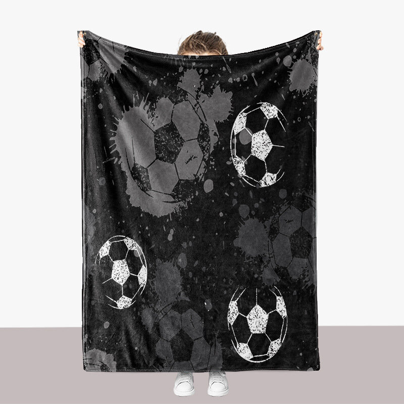 Плед флисовый детский с принтом мягкий и тёплый