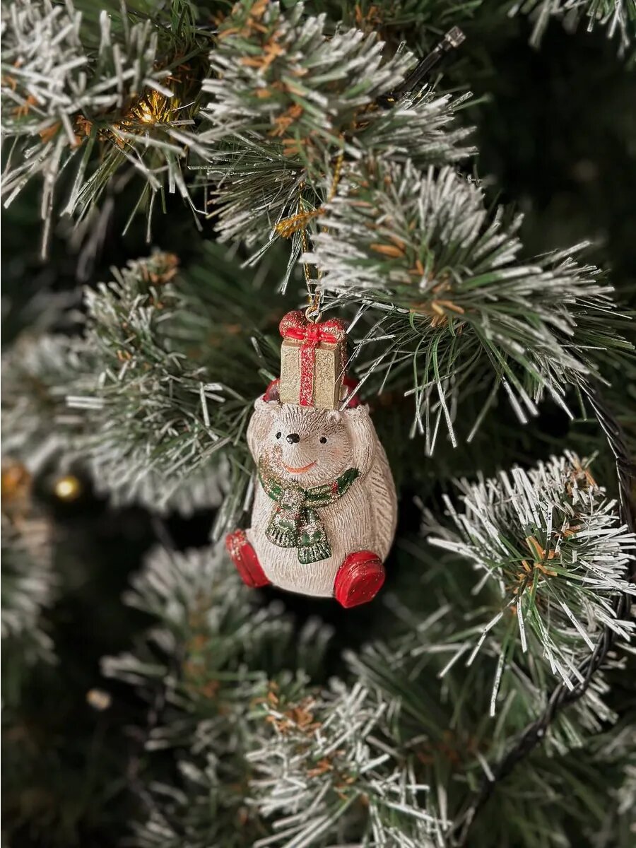 Елочная игрушка Ежик