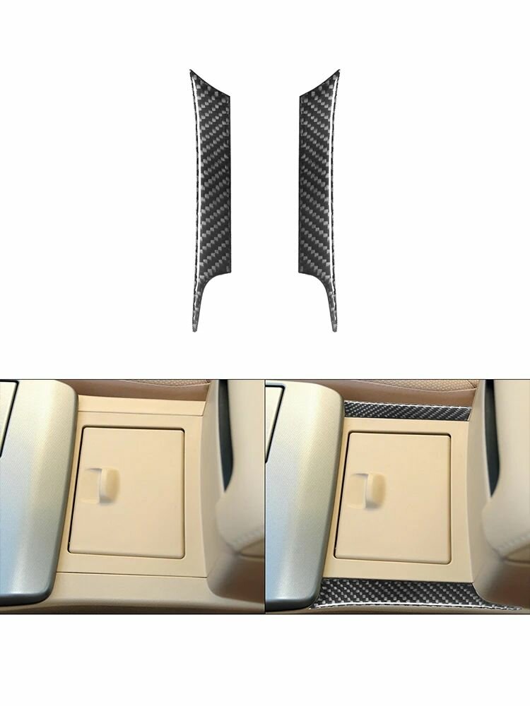 Для Toyota Camry 2012 2013 2014, аксессуары интерьера автомобиля, декоративные элементы из черного карбона, различные детали, стильные наклейки.