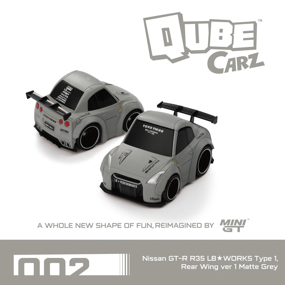 Модель автомобиля TSM 1:64 Awesome QubeCarz 002
