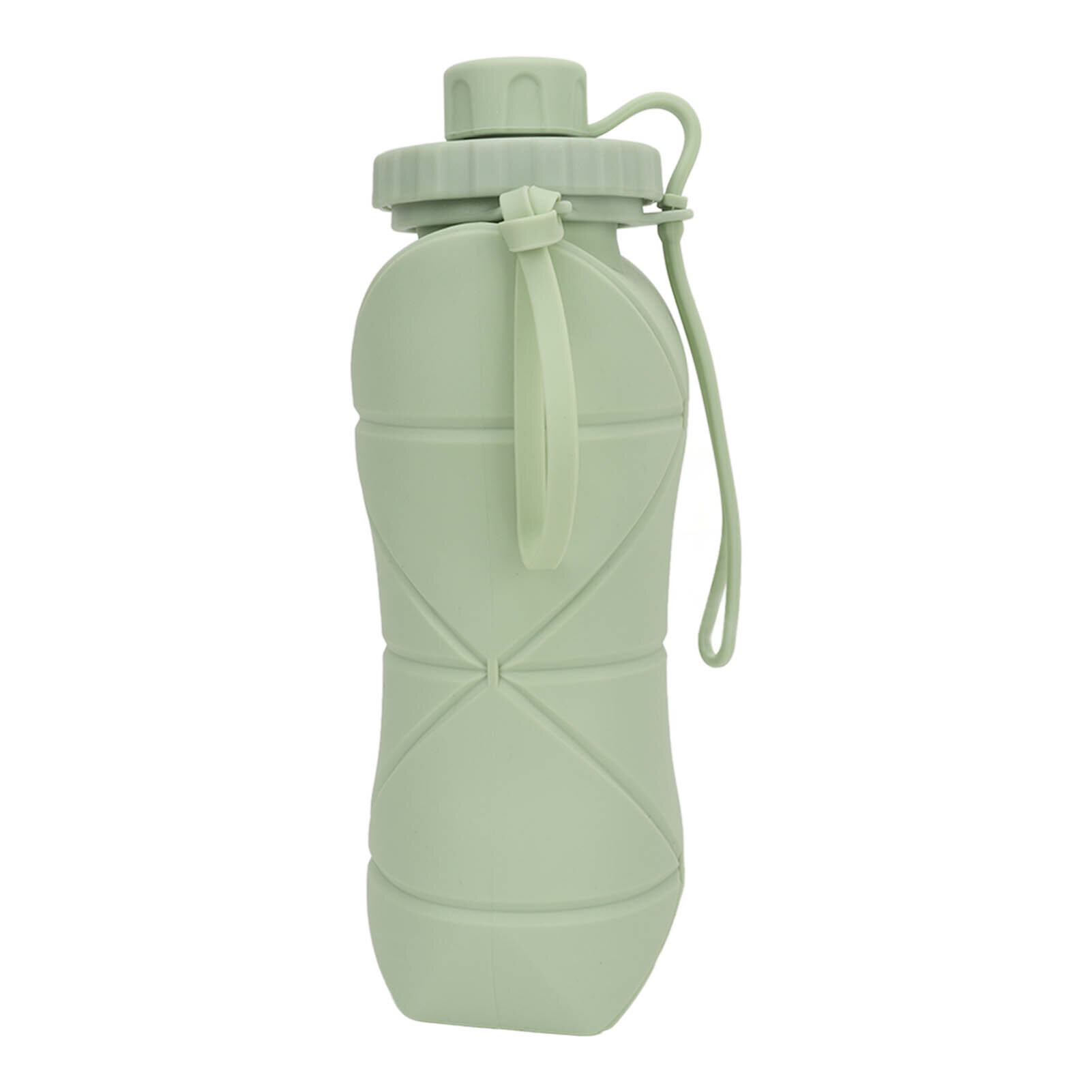 Складная бутылка для воды 600ML большая ёмкость пищевой силикон для горячего и холодного использован