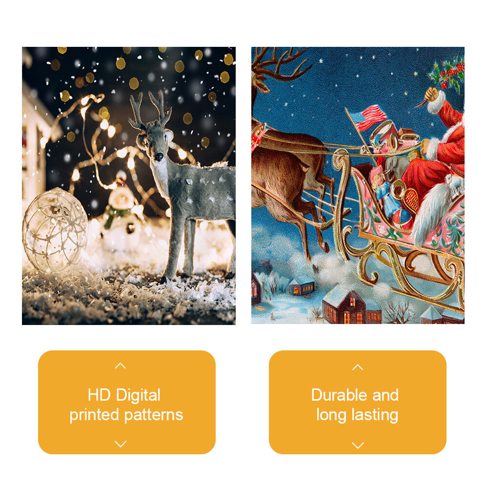 Кристомас Тапестри Рождественская Ёлка Дед Мороз Олень Звезды Свет Паттерны Мультицвет-A, Мультицвет-B, Мультицвет-C, Мультицвет-D, Мультицвет-E, Мультицвет-F Настенная Тapestry Фабрика Декорация Высокое Определение Цифровая Печать Дизайн Для Спальни