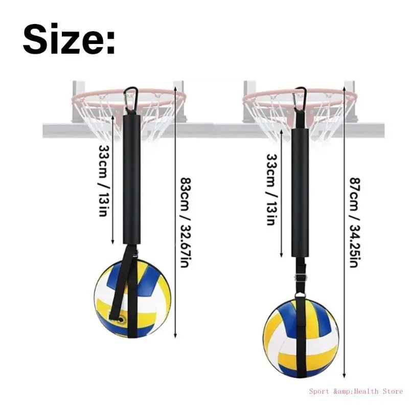 Регулируемый волейбольный держатель тренировочный тренажер Spiking Volleyball Trainer, Помощь по волейболу для баскетбольного