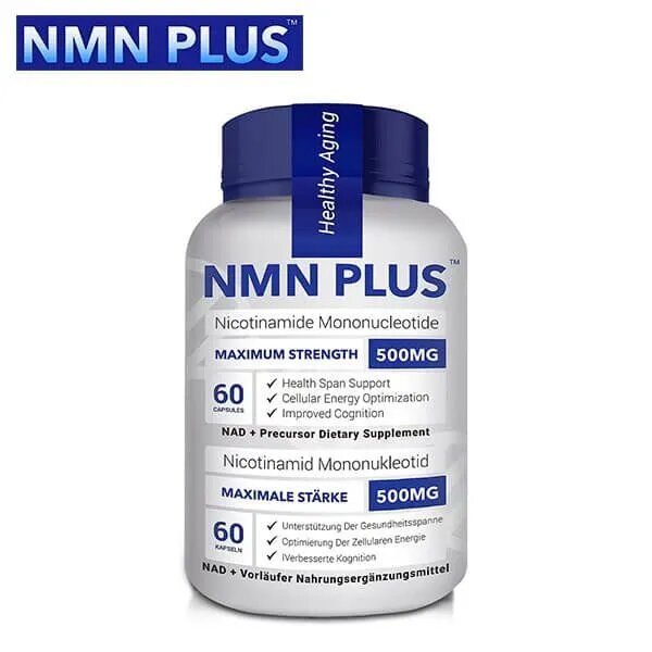 NMN PLUS Nicotinamide Mononucleotide 500MG, 60 капсул