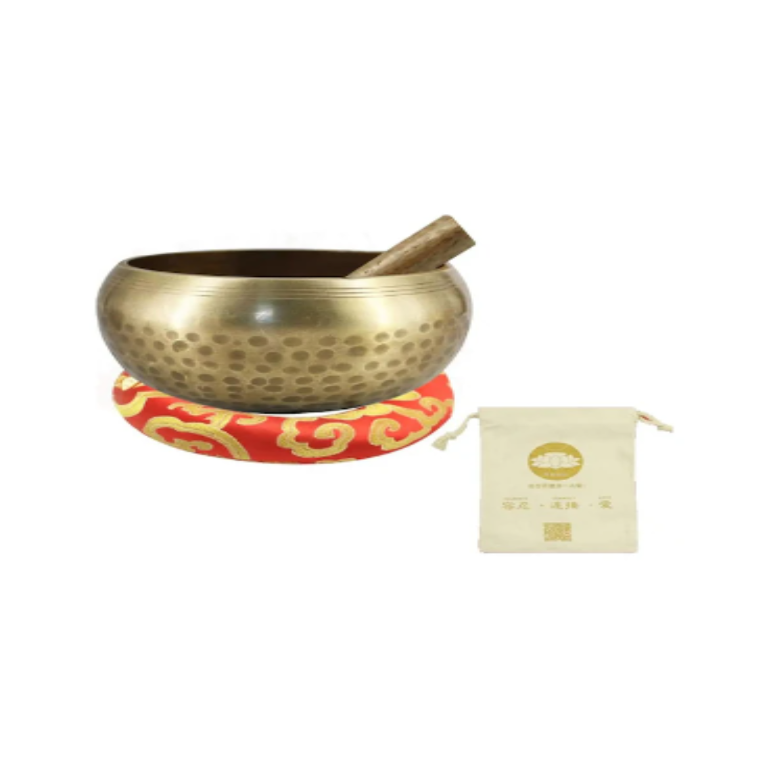 Тибетская буддийская поющая чаша Будда звуковая чаша Музыкальный инструмент для медитации с палочкой Йога Домашний декор