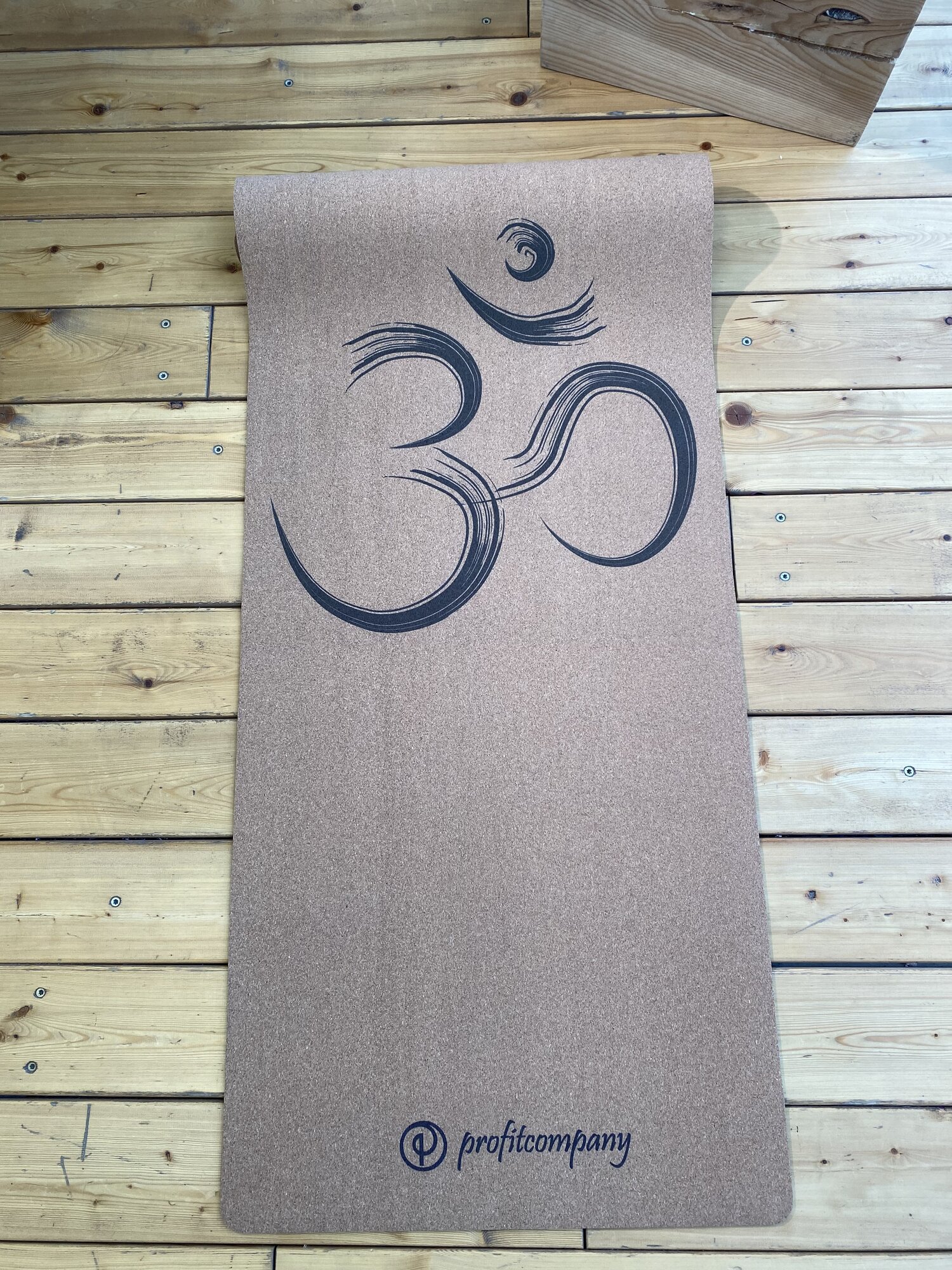 Дизайнерский пробковый эко-коврик премиум класса, Profitcompany, ОМ каучук пробка, 183*61*0,4 см