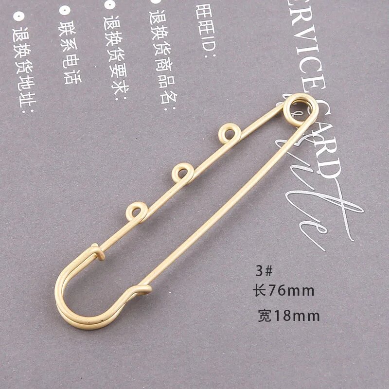 Золотая булавкa для бижутерии