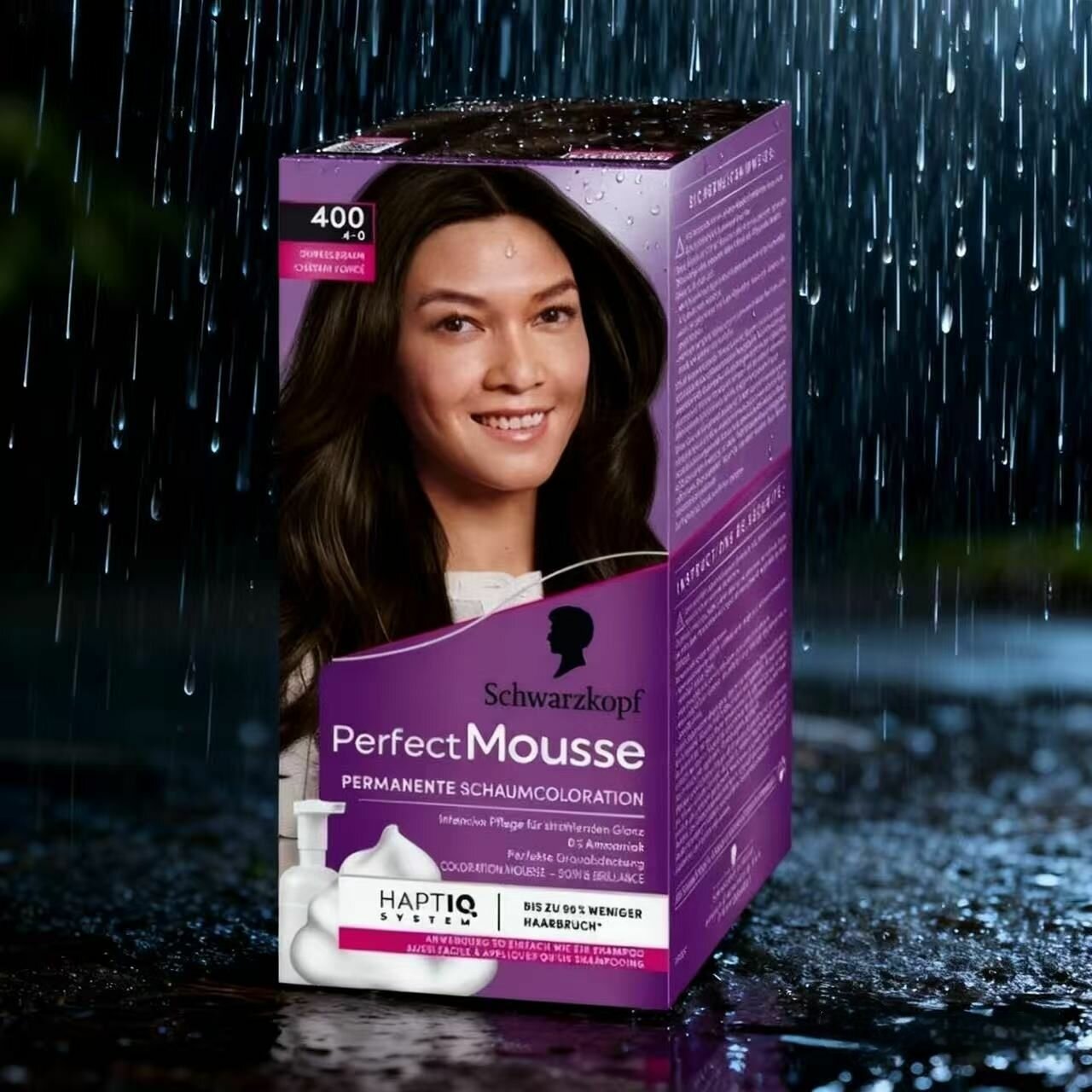 Schwarzkopf Краска для волос Perfect Mousse (Перфект Мусс) 400 Светлый каштан, 93 мл