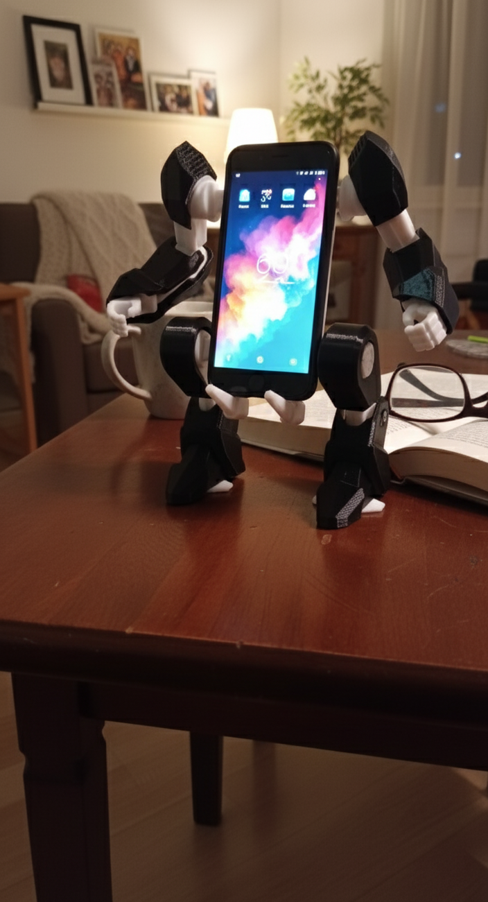 Подставка для телефона "Экзоскелет" , пластик, 165г, для смартфонов