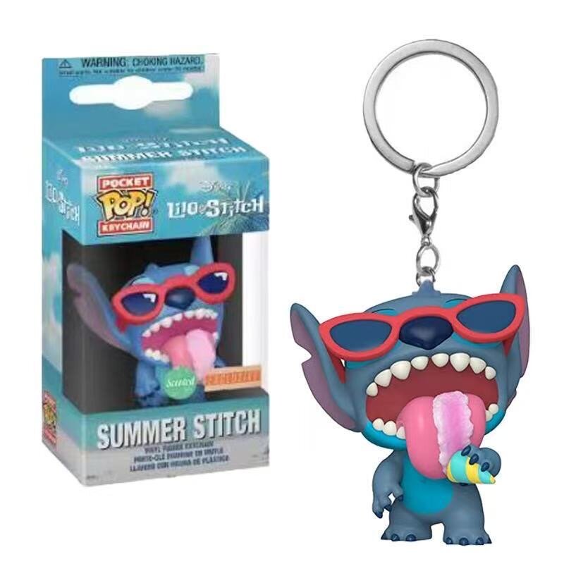 Новая модель Funko Pop Stitch брелок периферийные фигурки и игрушки.