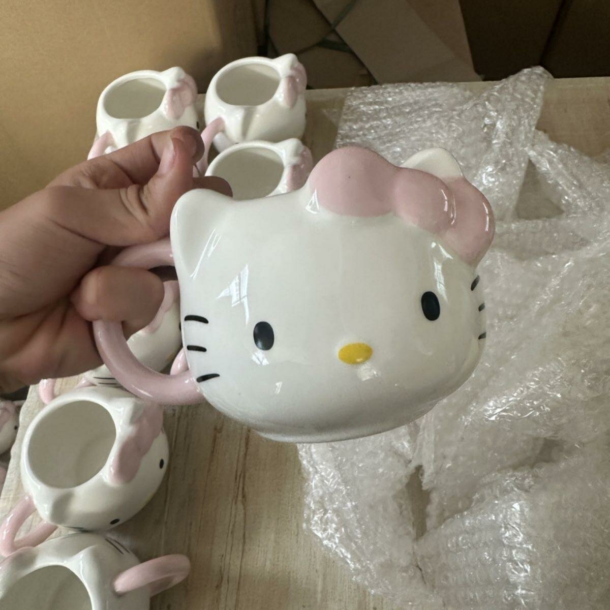 Кружка "Хэллоу Китти/Hello Kitty/детская", 460 мл, 1 шт，Посуда