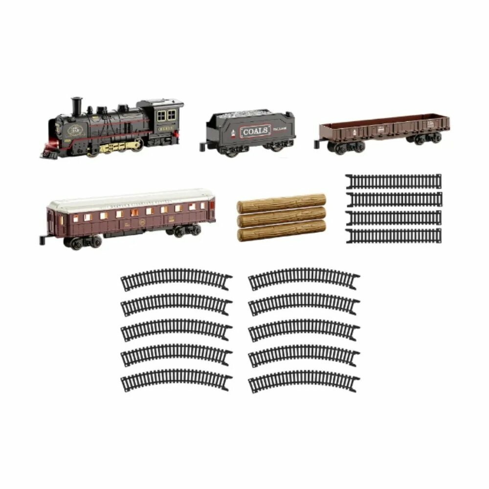 Электропоезд набор классический рождественский игрушечный поезд