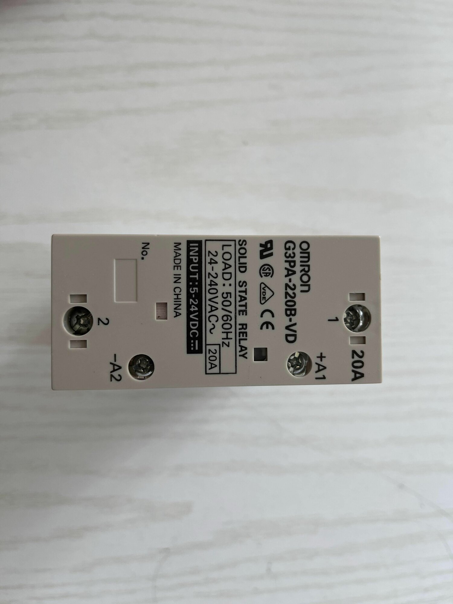 Новое твердотельное реле OMRON G3PA-220B-VD 24-240VAC