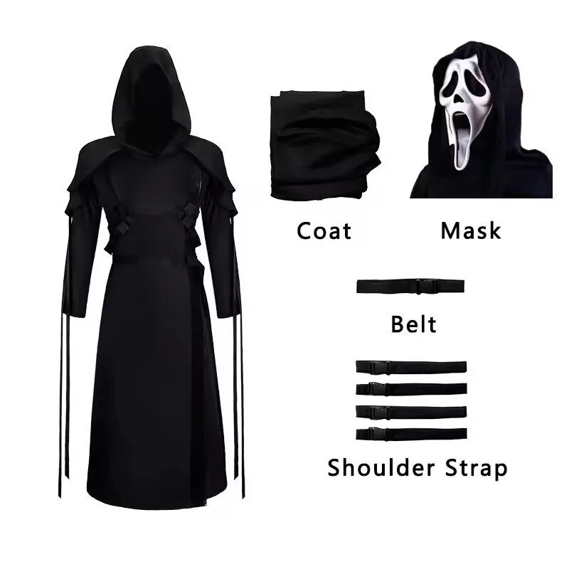 Костюм призрачного лица из игры Мертвый дневной свет XL, Costume Mask