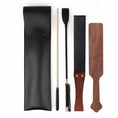 Кожаный кнут для эротических игр Ручной работы плетёный атрибут для взрослых 95 см