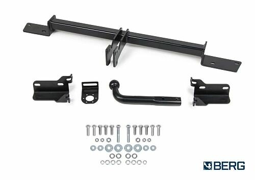 Фаркоп для Hyundai Solaris (2010-2017) / Kia Rio (2011-2017). Шар тип A, 1200/75 кг. "BERG" F2313001