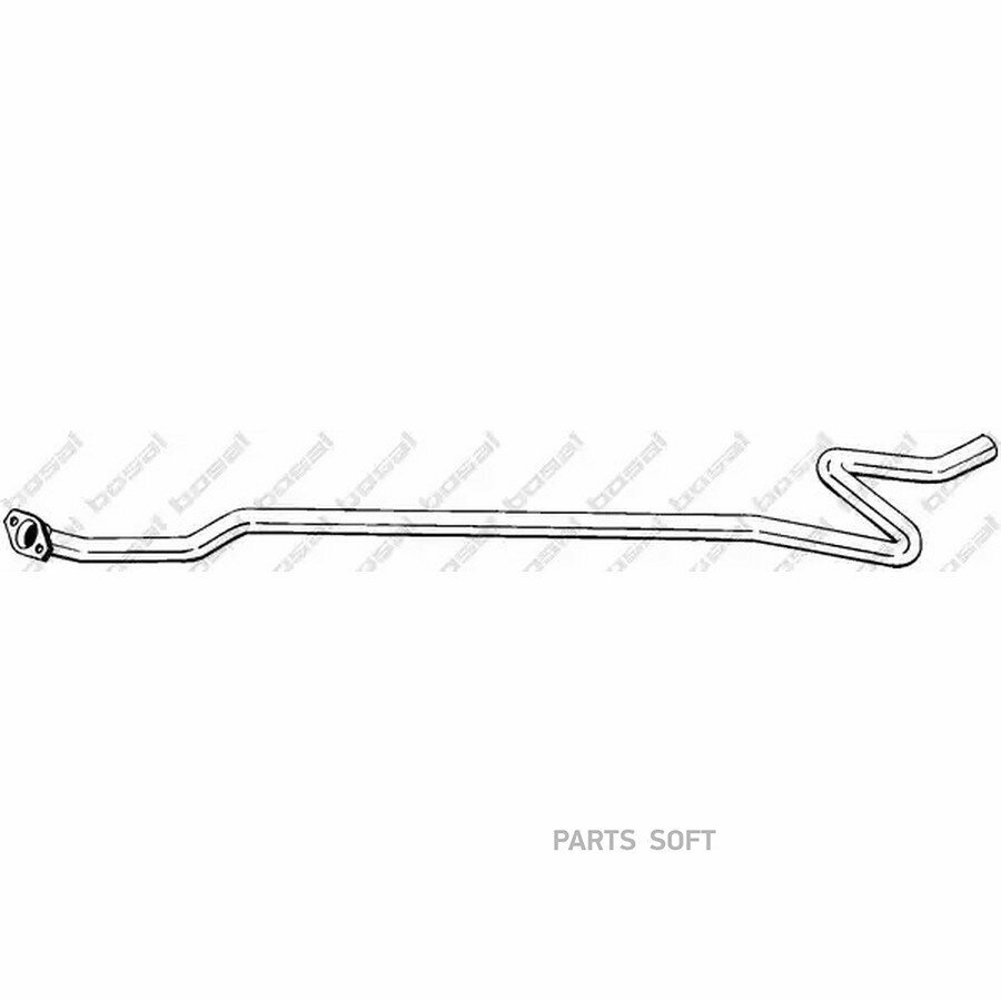 [1717R8] ! труба глушителя средняя\ Citroen C3 1.1i 02> от официального дистрибьютора, BOSAL, артикул 947001