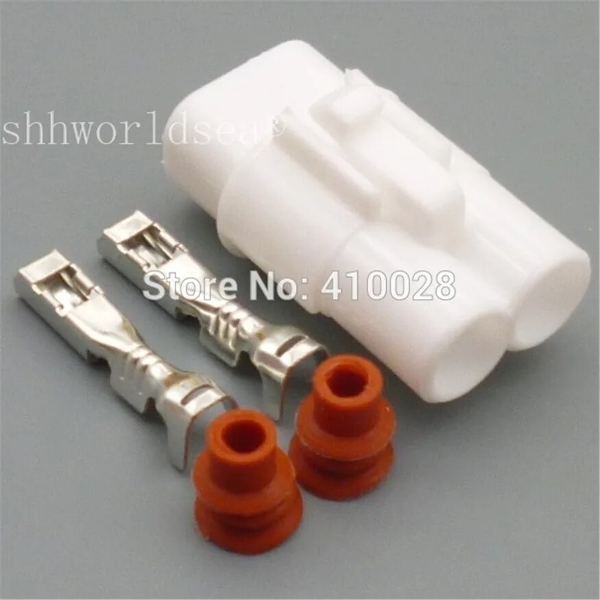 2pin автомобильный водонепроницаемый разъем, 1set