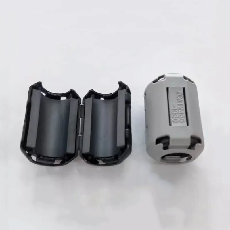 5 шт. защелкивающийся антиинтерференционный ферритовый CoreCord кольцо дроссельная бусина RFI EMI шумоподавитель фильтр для USB-антенны HDMI аудиокабель Black, 1325-0530