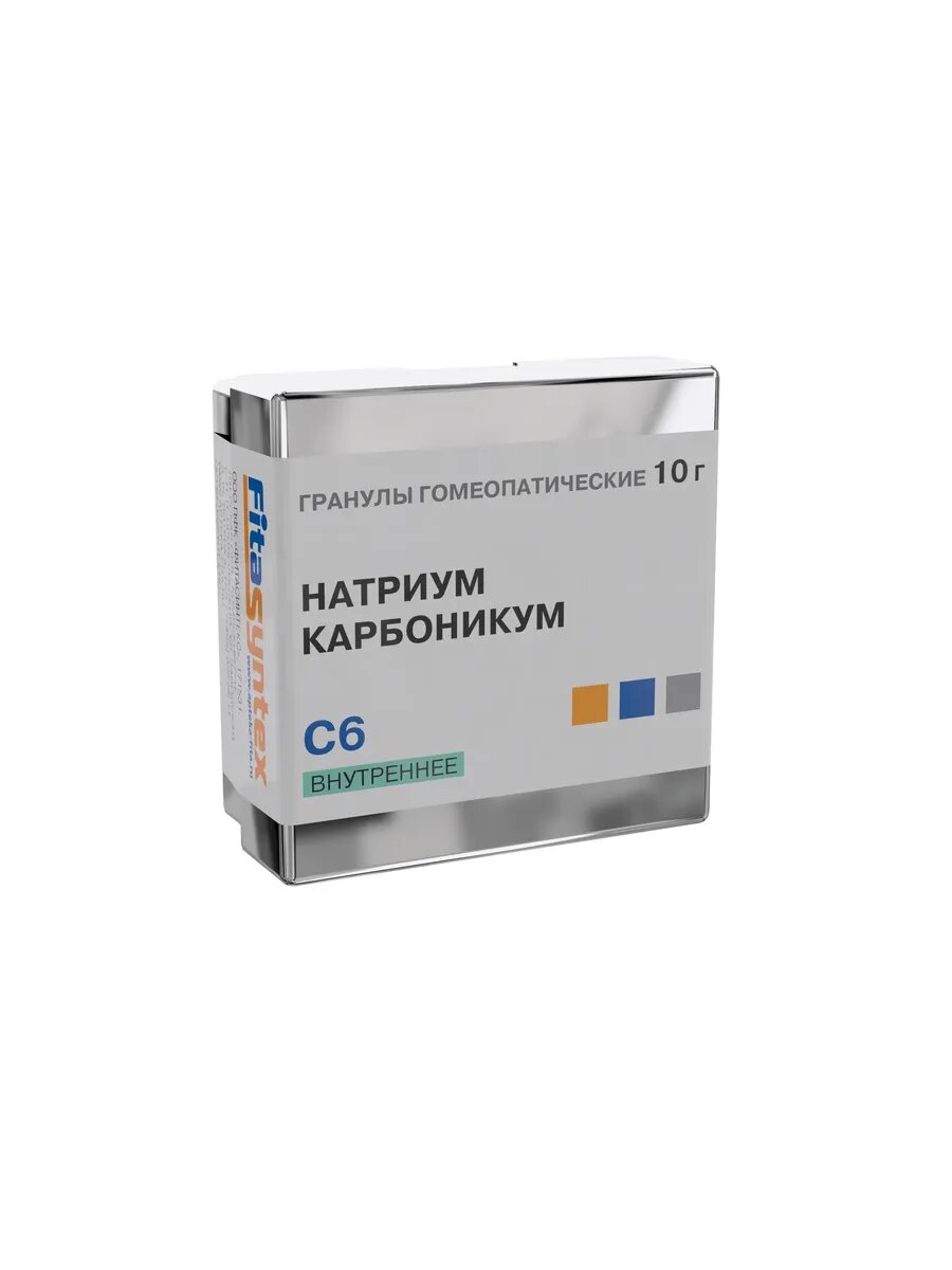 Натриум карбоникум С6, гранулы гомеопатические моно, 10 грамм , Фитасинтекс