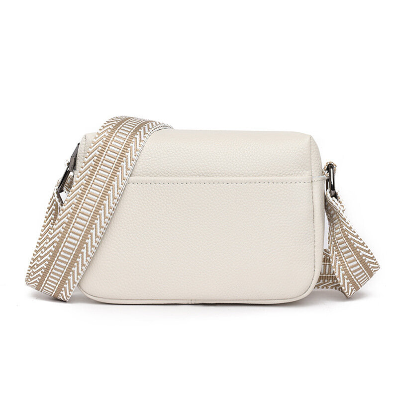 Трансграничная женская сумка из натуральной кожи, производитель оптовой продажи, новая модная модная простая сумка через плечо на одно плечо, маленькая квадратная сумка из воловьей кожи первого слоя