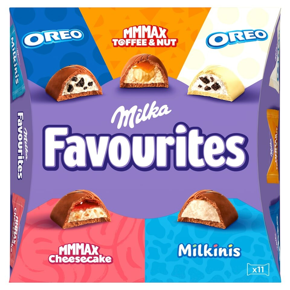 Набор сладостей шоколадные конфеты Milka Favourites, 95г (Германия)