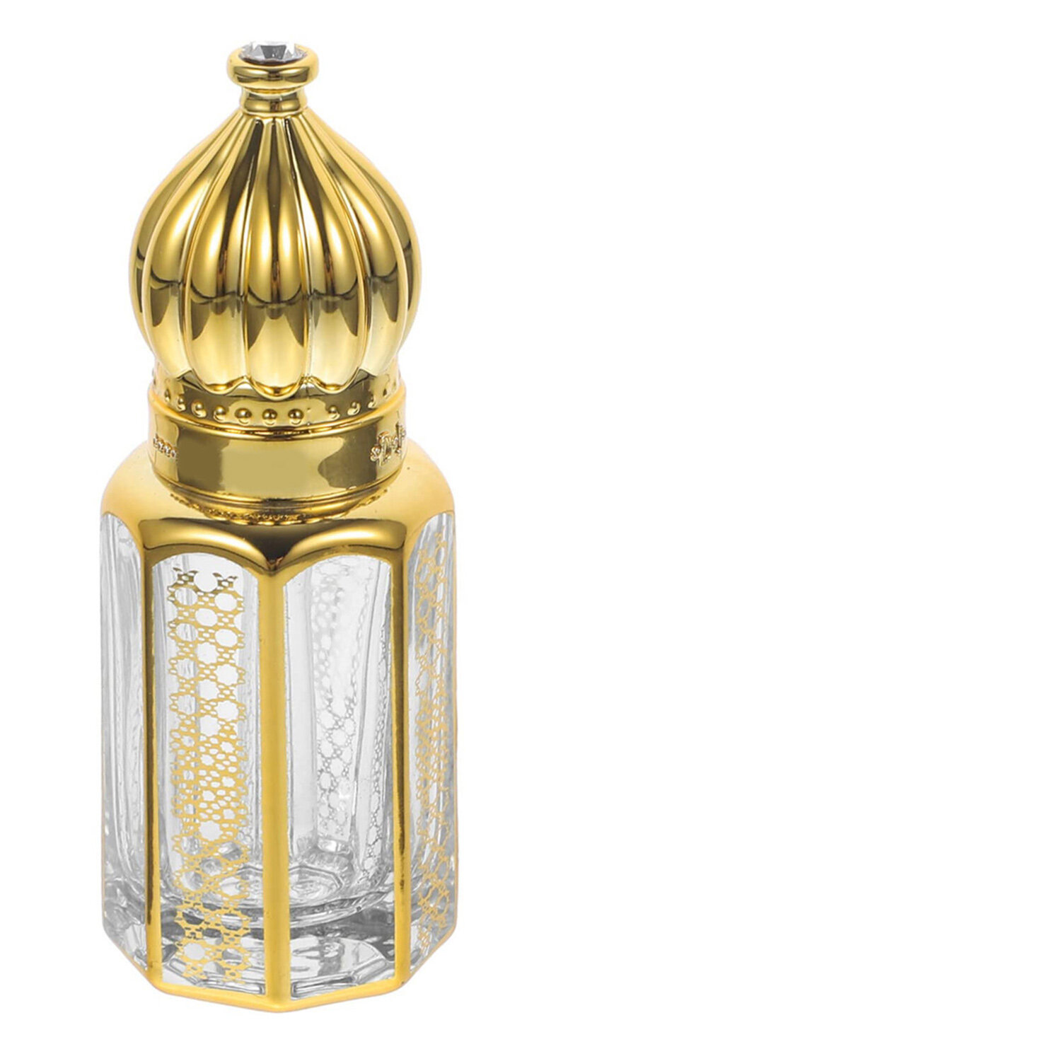 Бутылки для эфирных масел кристаллические парфюмерные флаконы для путешествий пробники арабских парфюмов миниатюрные флаконы capacities 3/6/12ml golden crystal glass material glass size 5.2/6/7.5cm(2/2.4/3inch) package include 1x roll on bottles