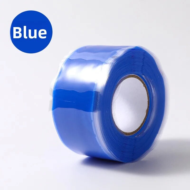 Силиконовая лента для ремонта труб Blue