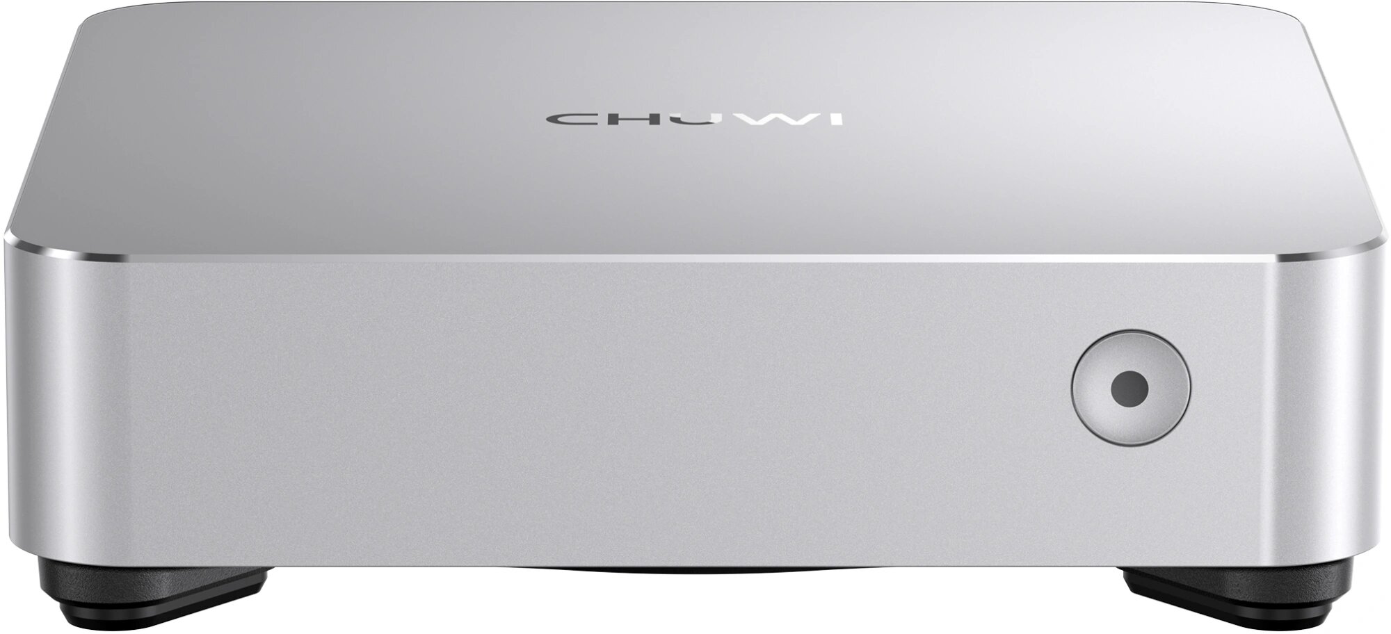 ПК Мини Chuwi AuBox Ryzen 7 8745HS (3.8) 16Gb SSD512Gb 780M Windows 11 Pro 2x2.5GbitEth WiFi BT 120W серебристый/черный