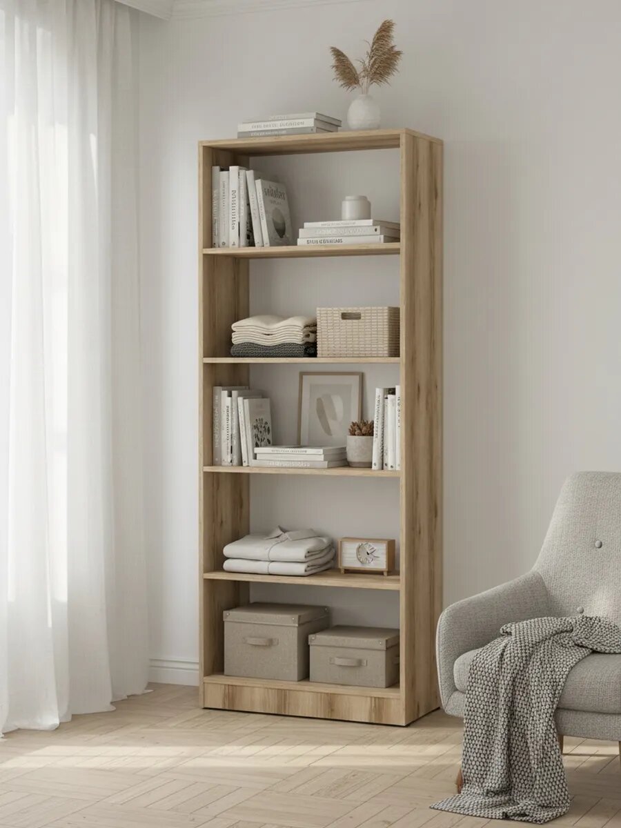 Шкаф FRESTER распашной деревянный с полками для одежды балкон, от производителя