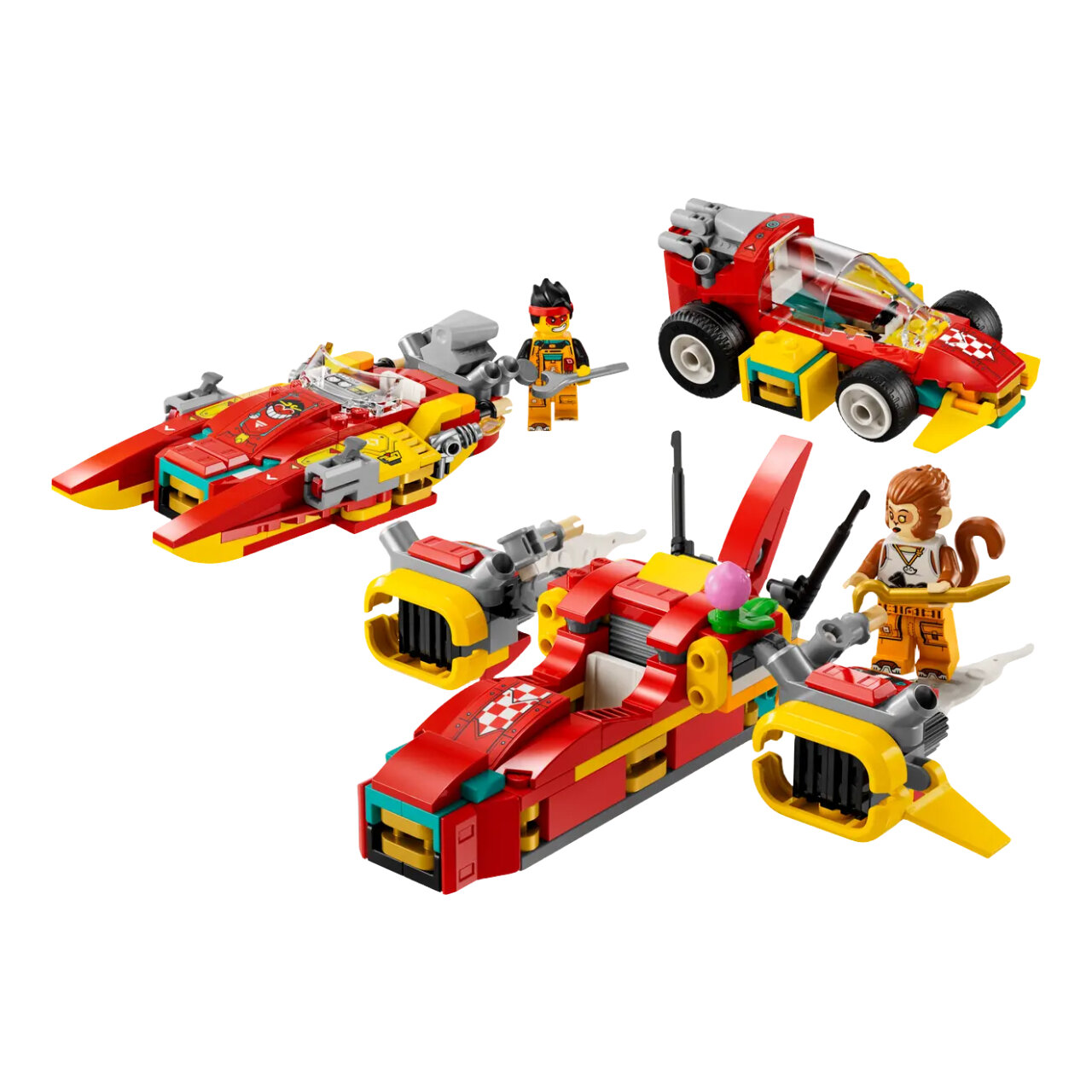 LEGO Little Monkey King Collection Goku Kid's Versatile Workshop Building Blocks 390pcs 2 Pcs Figures 80050 null