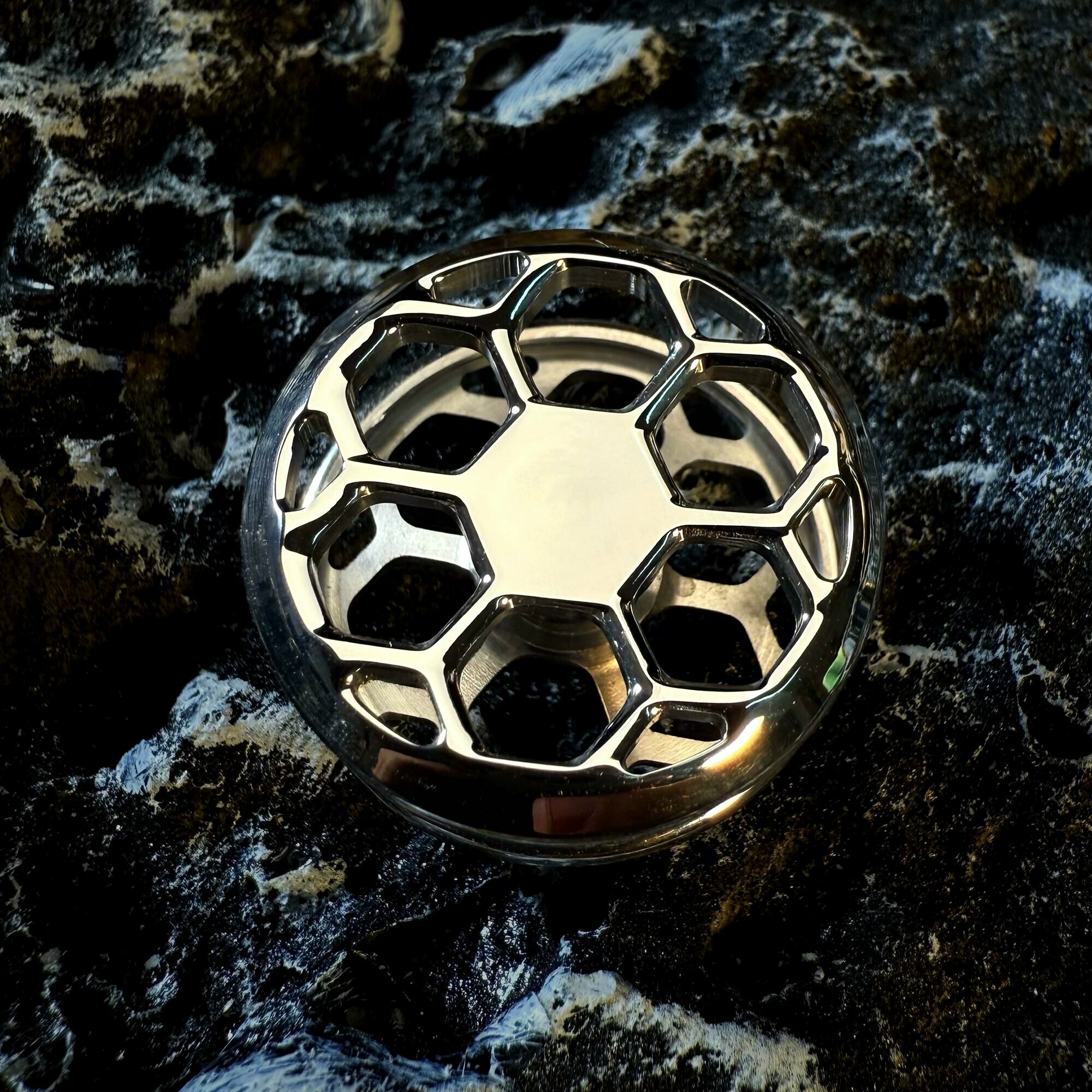 TheX Fidget Spinner в форме шестиугольника - 24,5 мм диаметр, игрушка для снятия стресса с точной инженерией