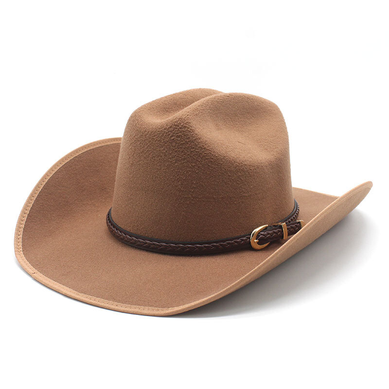 Многоцелевая Джазовая шляпа из замши Унисекс Лето Декор Войлок / KK-019