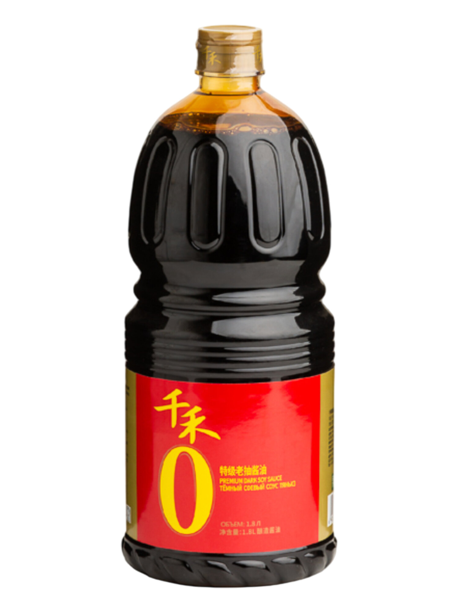 Тёмный соевый соус Qianhe 1,8 л