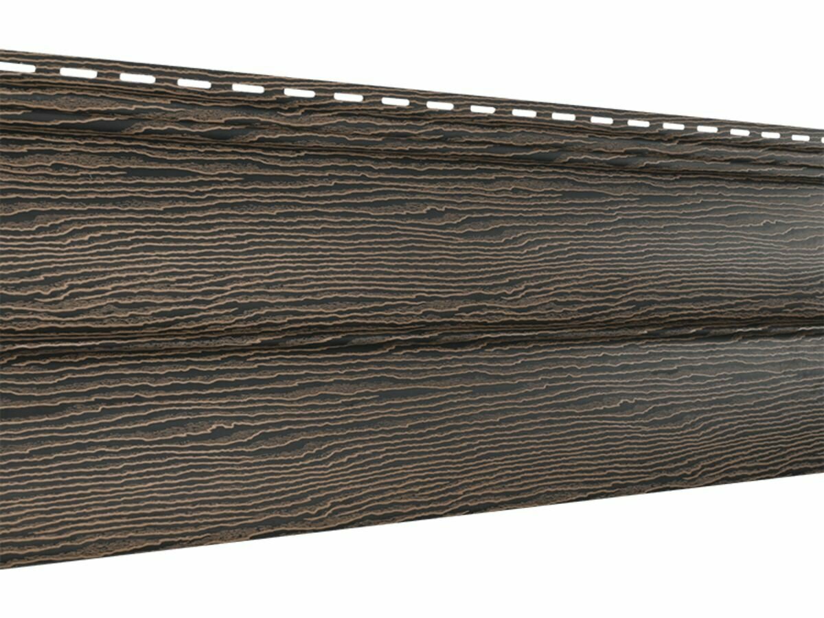 Ю-пласт Сайдинг Тимбер-Блок, дуб мореный, 10 шт