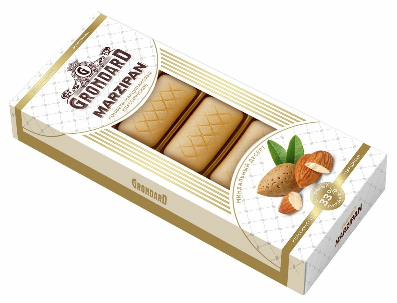 Конфеты Grondard марципановые Классические, 85г