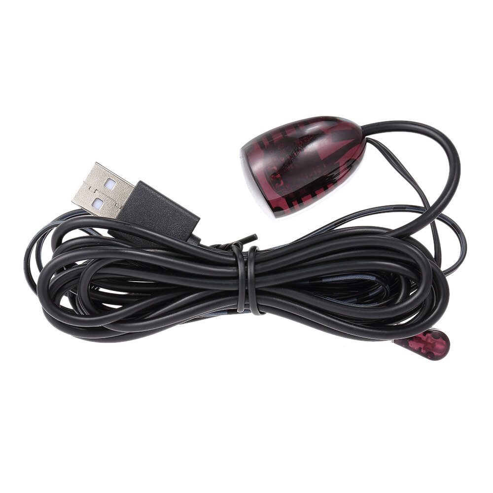 Адаптер USB CHUF0301 Повторитель ИК Инфракрасного пульта Приемник Передатчик Эмиттер Для всех Устройств с пультом Управления Черный