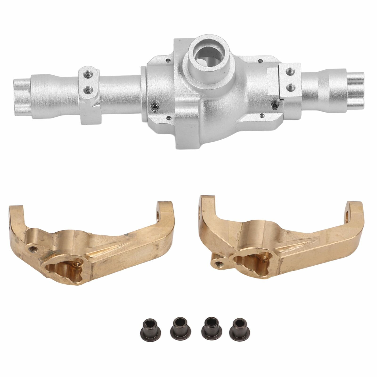 Алюминиевый центральный корпус коробки передач, латунные передние крепления ступицы C для Redcat Gen8 Scout II 1/10