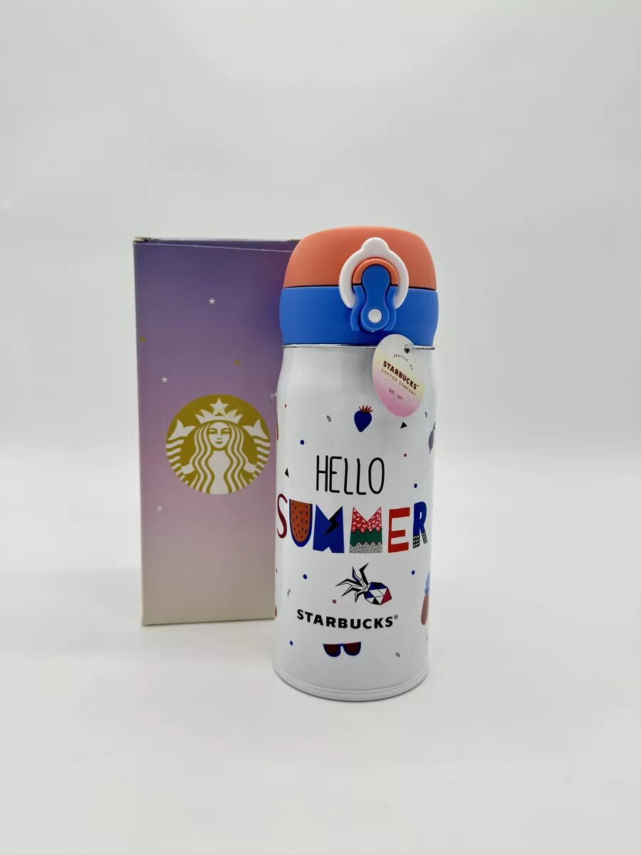 Термокружка Старбакс 350 мл, Hello Summer
