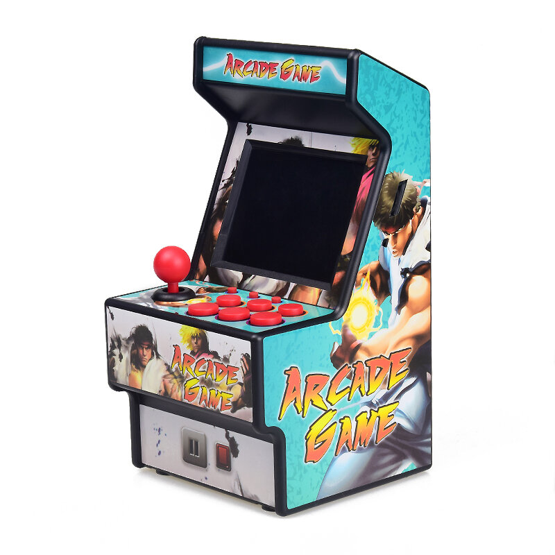Мини-Аркадная Игровая Машина 156 Классических Портативных Игр для Детей и Взрослых с 2.8" Защитным От Удара Цветным Экраном