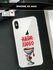 Чехол на Apple iPhone XS Max / Айфон XS Max с принтом люби, прозрачный