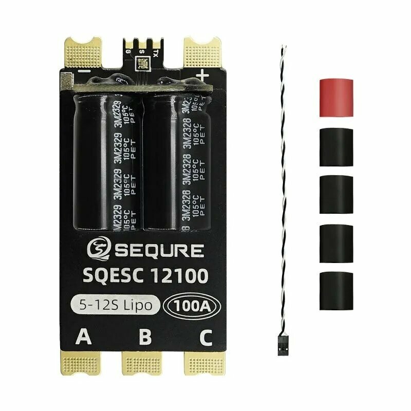 SEQURE 12100 AM32 100A регулятор скорости esc, для 5-12S Lipo источника питания, поддерживает частоту ШИМ 128 кГц