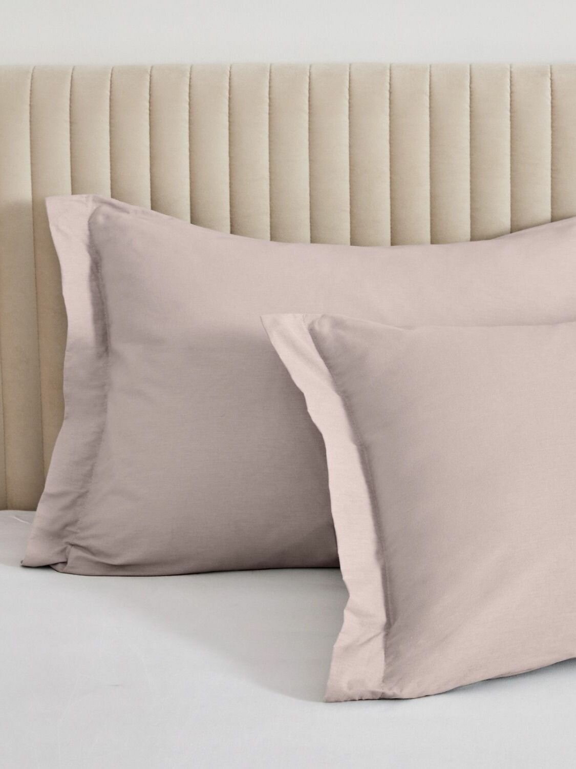 Комплект наволочек с ушками перкаль 50х70 (2 шт.) "Cozy Home" рис. 86126-11 Капучино кол. Моноцвет/Only Color