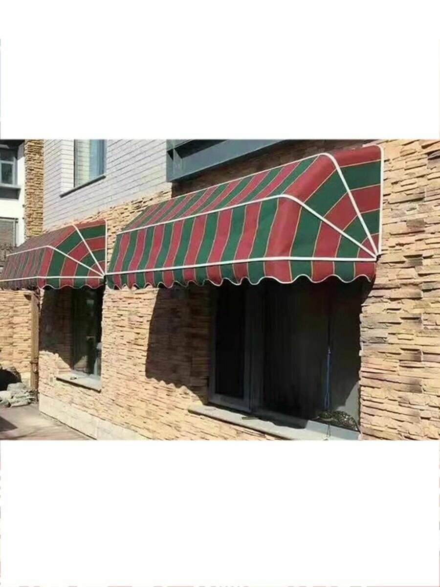 Козырек над крыльцом, универсальный навес для дверей защитный, Складной, Алюминиевый сплав, 100*50 см