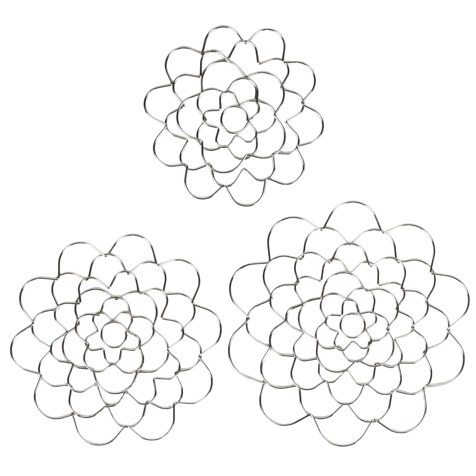 Держатель для цветов прочный металлический, подходит для стандартных ваз