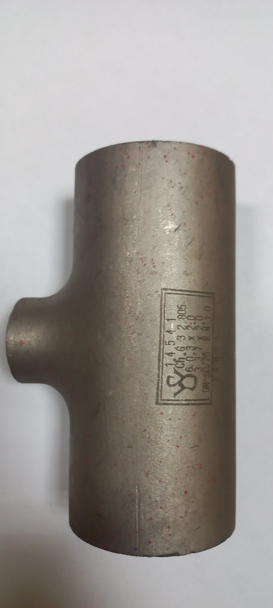 Тройник нержавеющий 60.3х2--33.7х2 ст 1.4541, AISI 321, 08Х18Н10Т