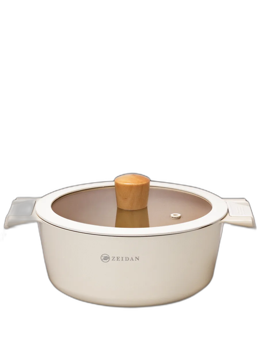 Кастрюля антипригарная для индукционной плиты с крышкой 2.5л