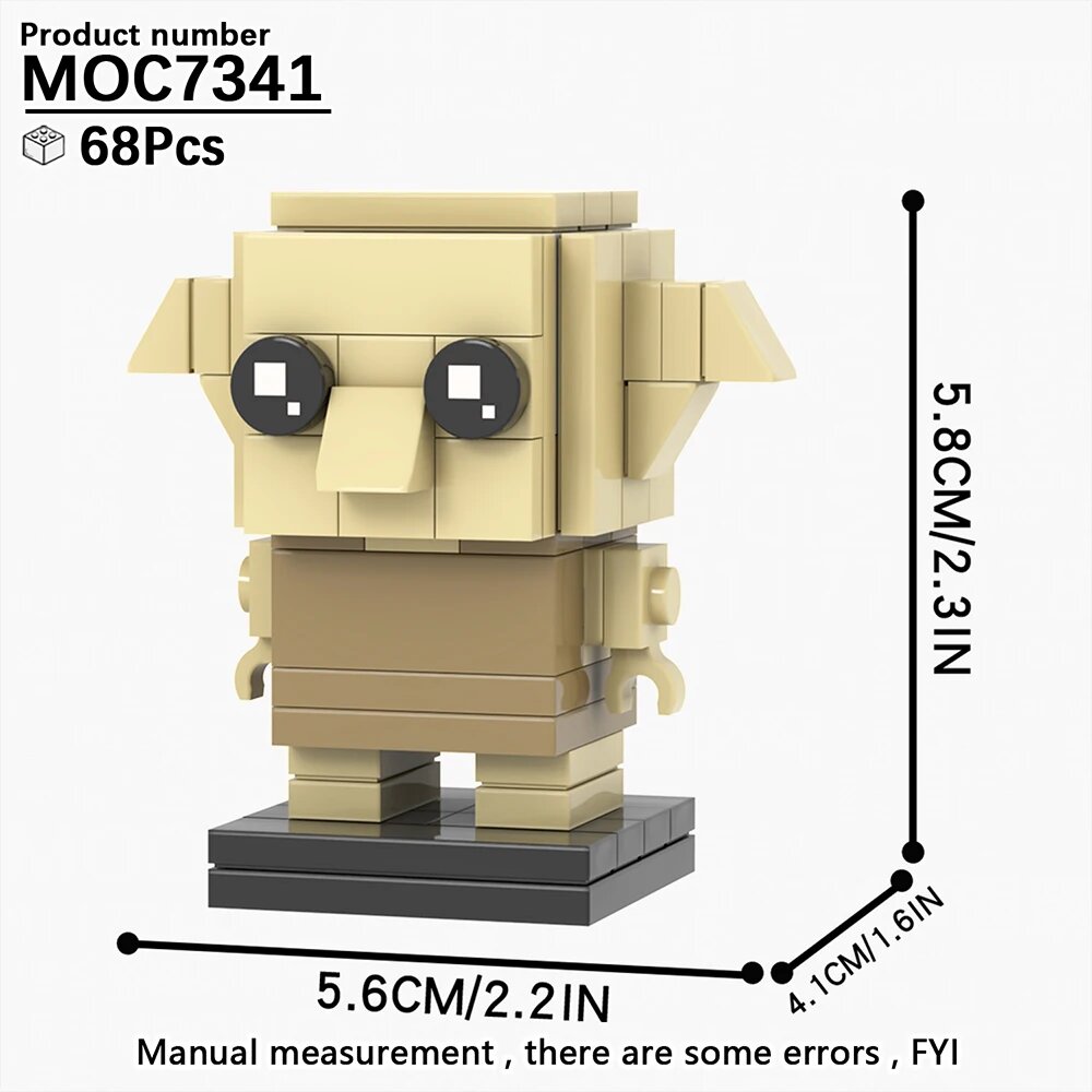 MOC7341 The Boys Who Lived Brickheadz Фигурка 68pcs
