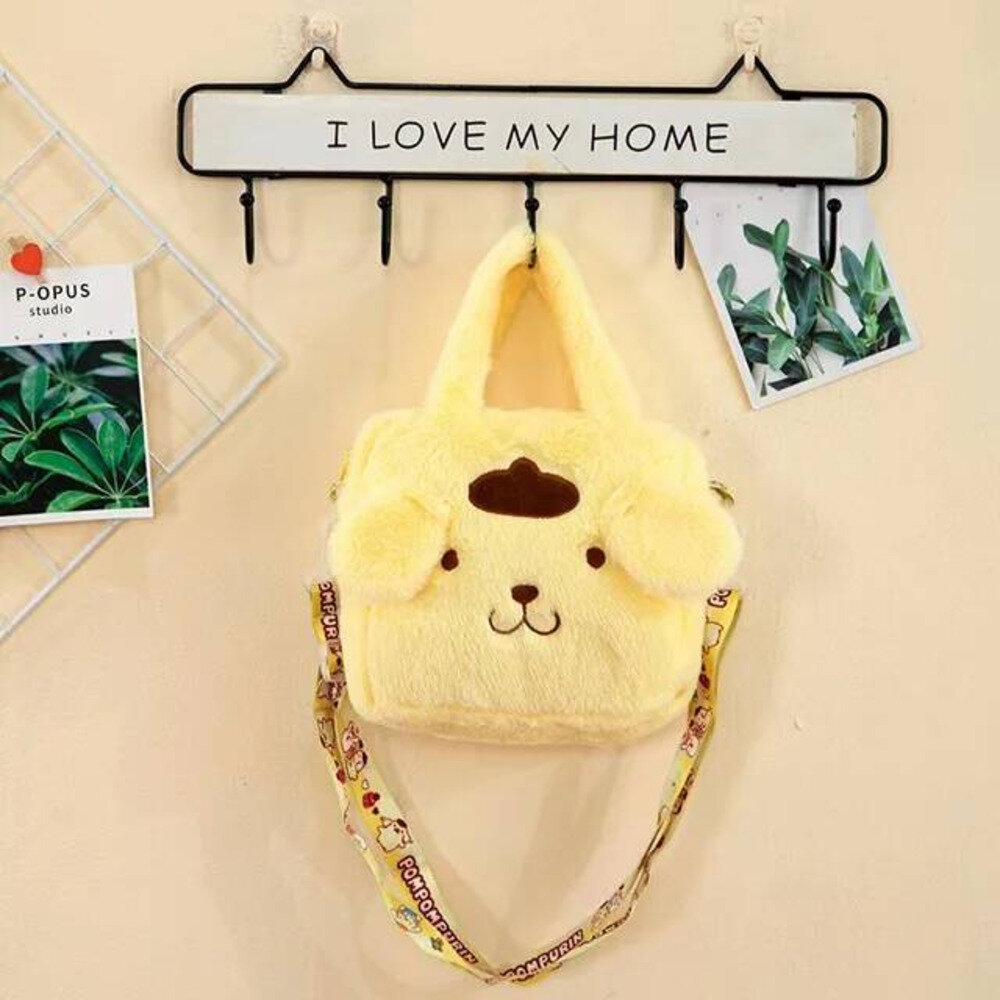 Плюшевая сумка Hello Kitty Sanrio Kuromi Melody, мультяшная аниме-сумочка, портативная сумка через плечо, косметичка, милая сумка для хранения, подарок для женщин и девушек.