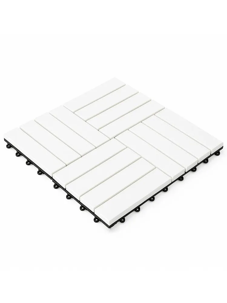 Паркет модульный выльгорт 30х30х3 см, белый, массив сосны, 0,37 кв. м, 8 шт.